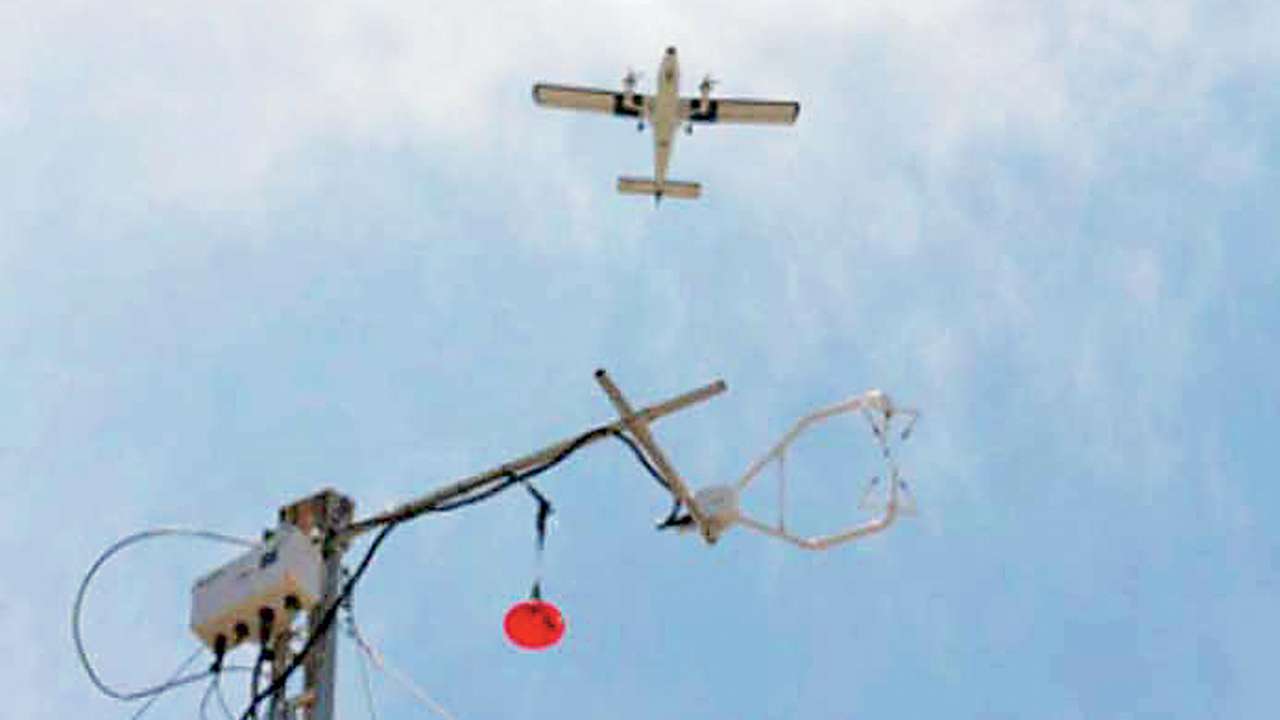 NASA sensor Aviris NG flies for 15 minutes