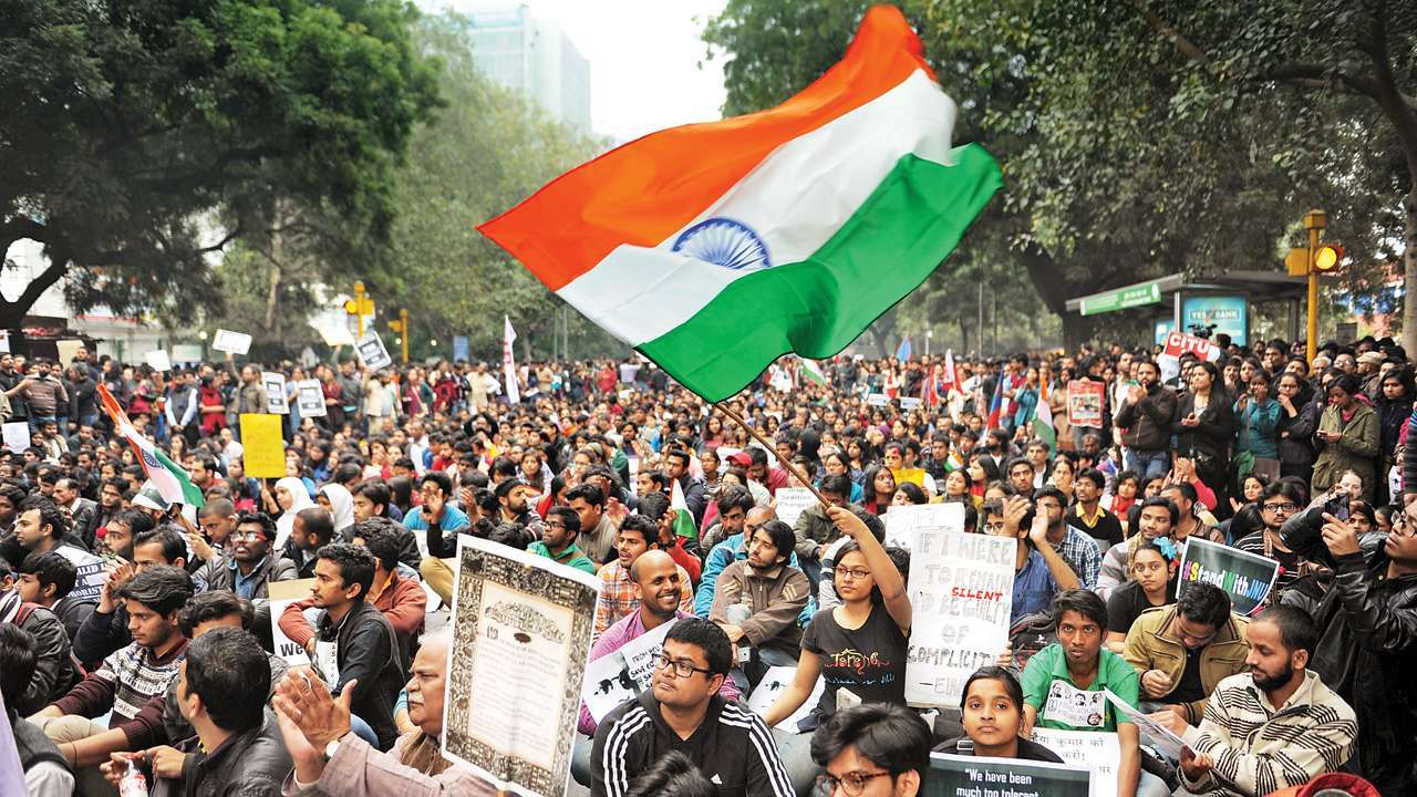 JNU students union to protest at one particular spot to avoid ...