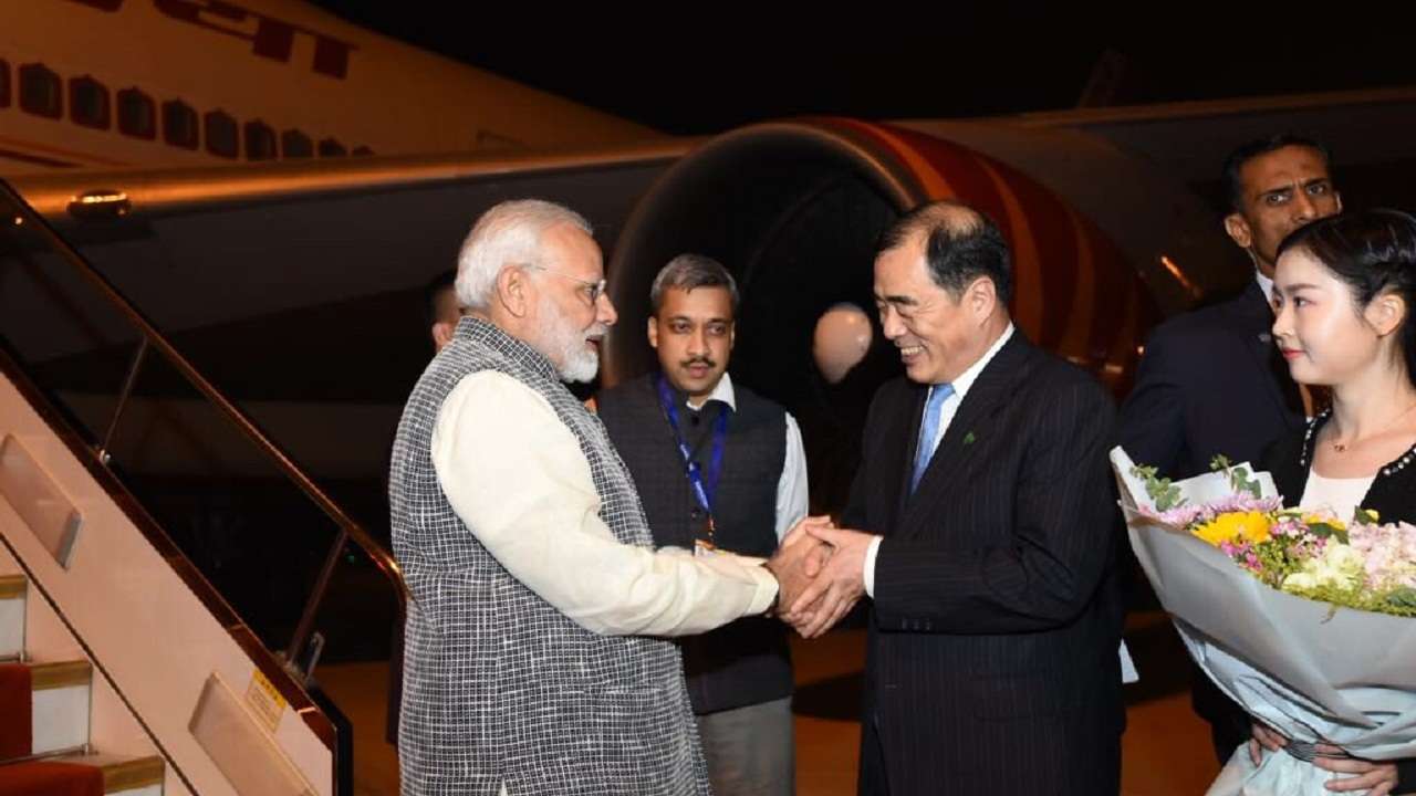 PM Modi arrives in China for informal summit with Xi Jinping