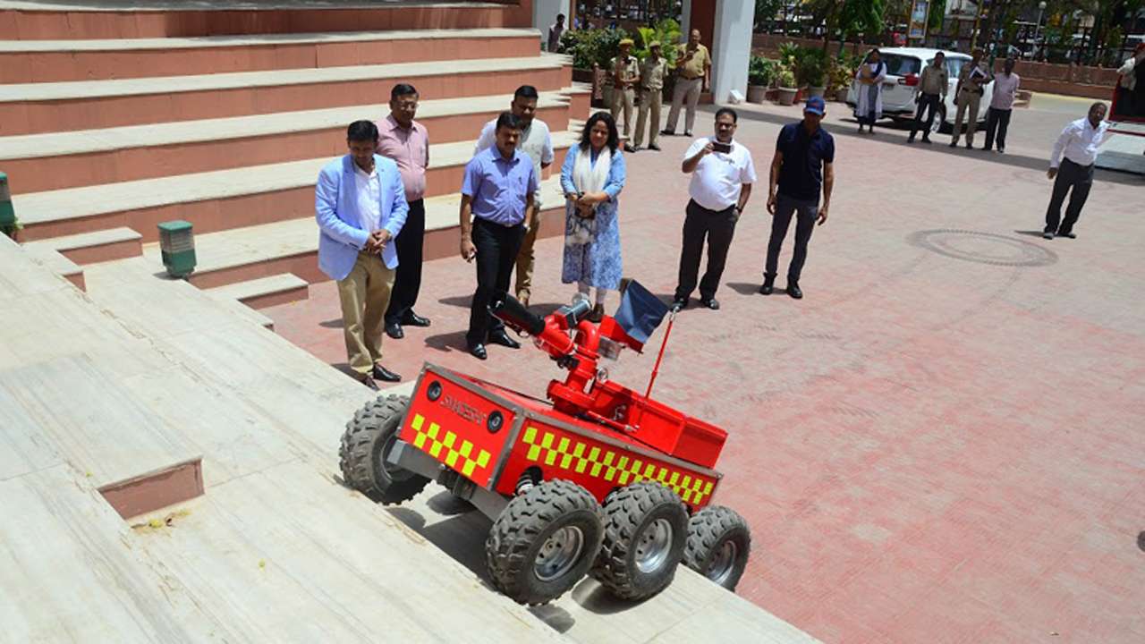 Fire fighting technology displayed at JMC office