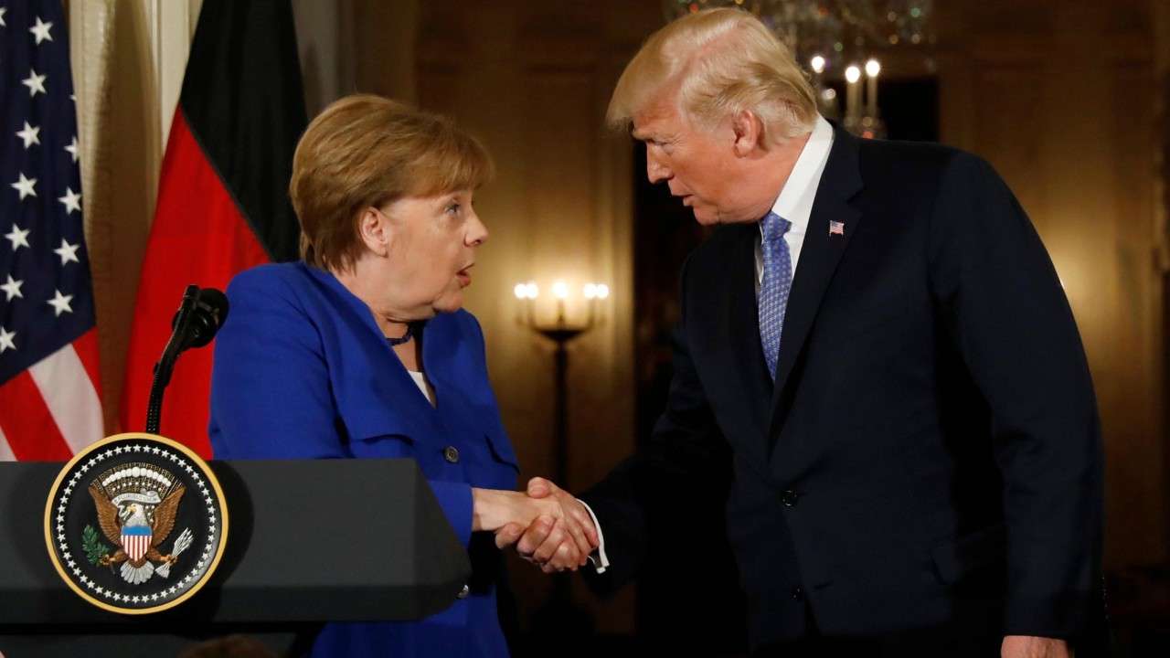 Despite warmth, Merkel and Trump fail to resolve differences on trade