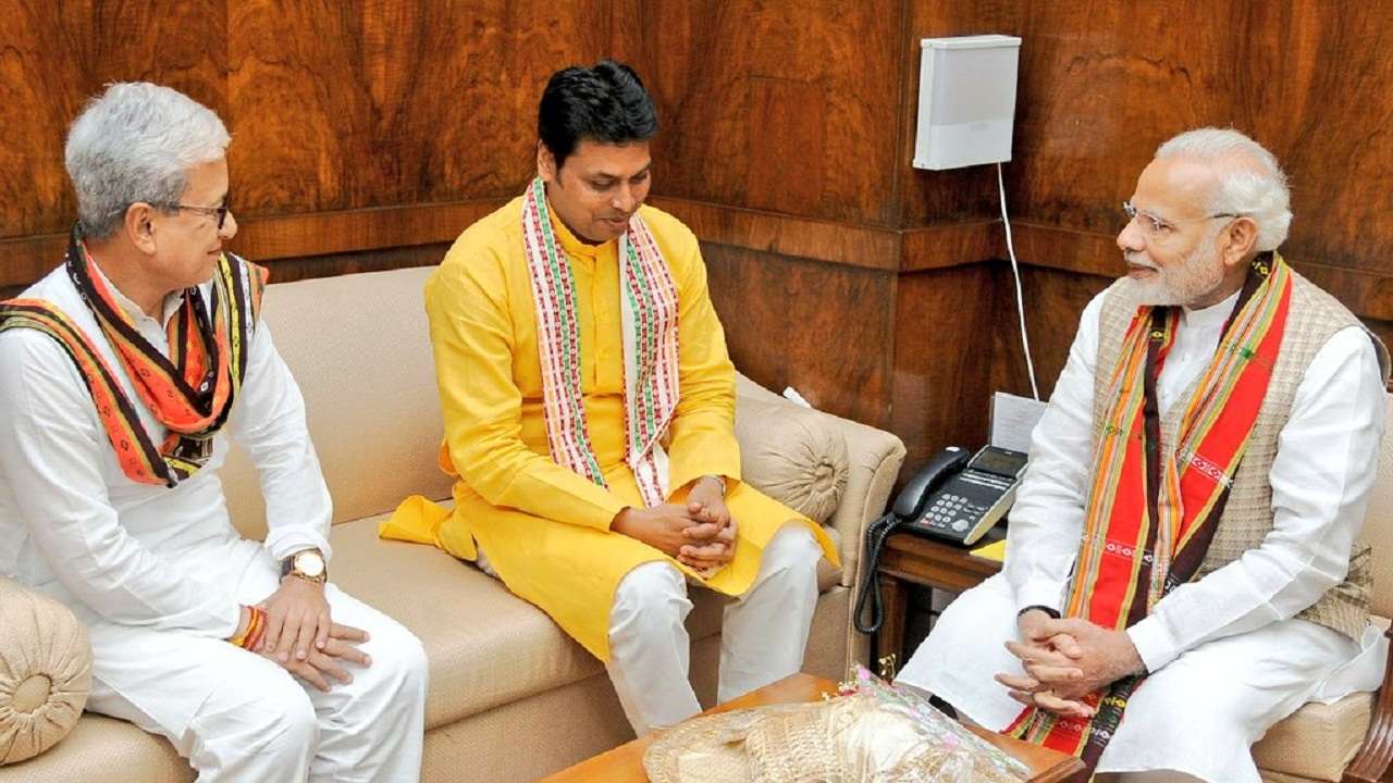 PM Modi invited Biplab Kumar Deb to CMs' meet in Delhi a month ago ...