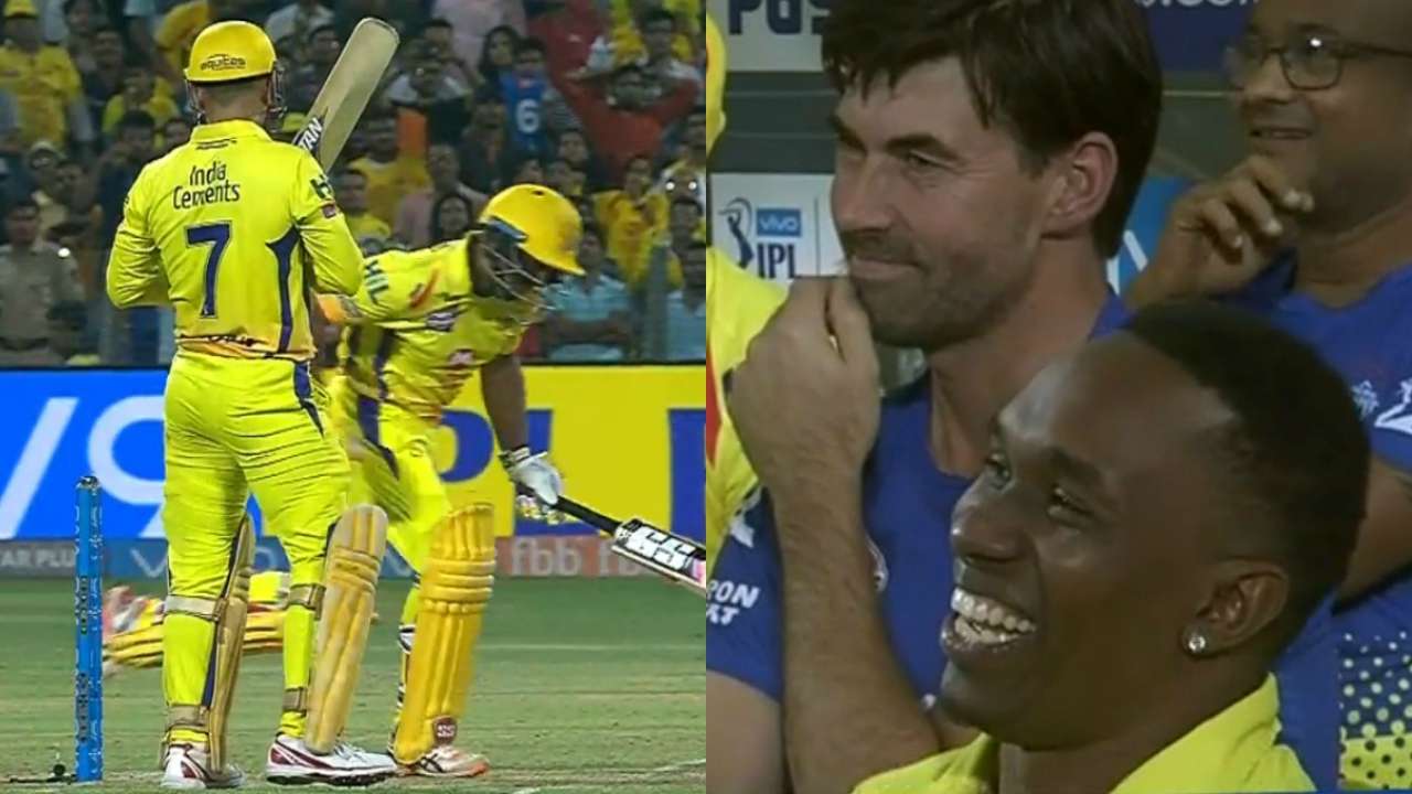 Watch - IPL 2018, CSKvDD: Rayudu's comical run-out leaves Dhoni ...
