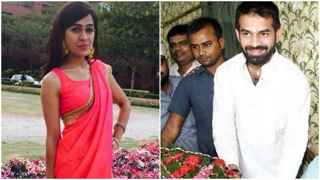 Jab they met: Tej Pratap Yadav meets soon-to-be wife Aishwarya Rai at Patna Airport, pic goes viral