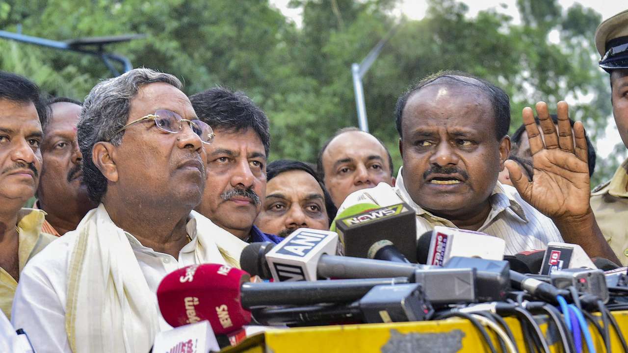 In Pics: The highs and lows following the Karnataka 2018 Assembly election