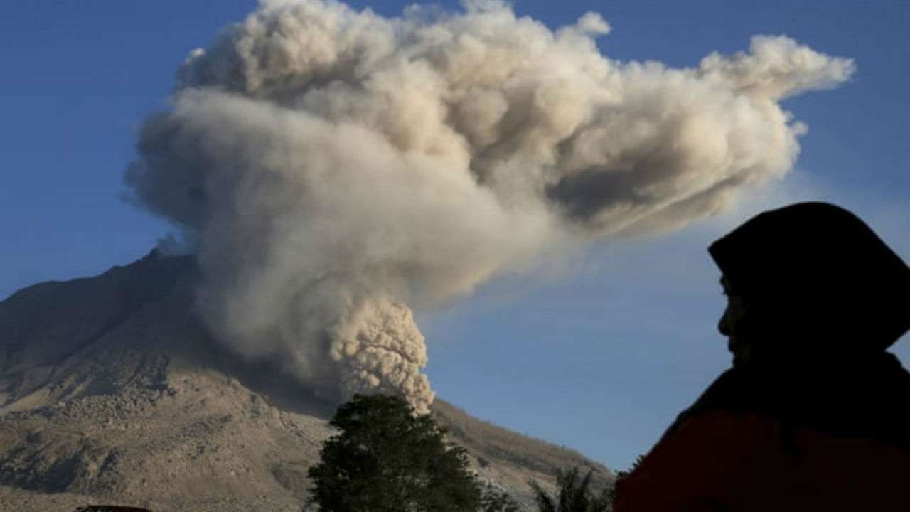 Indonesia's most volatile volcano erupts again