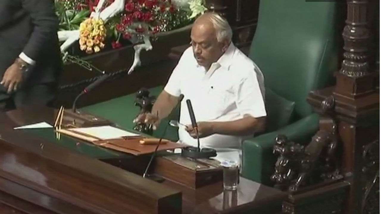 Congress' Ramesh Kumar elected Karnataka Assembly Speaker as BJP bows ...