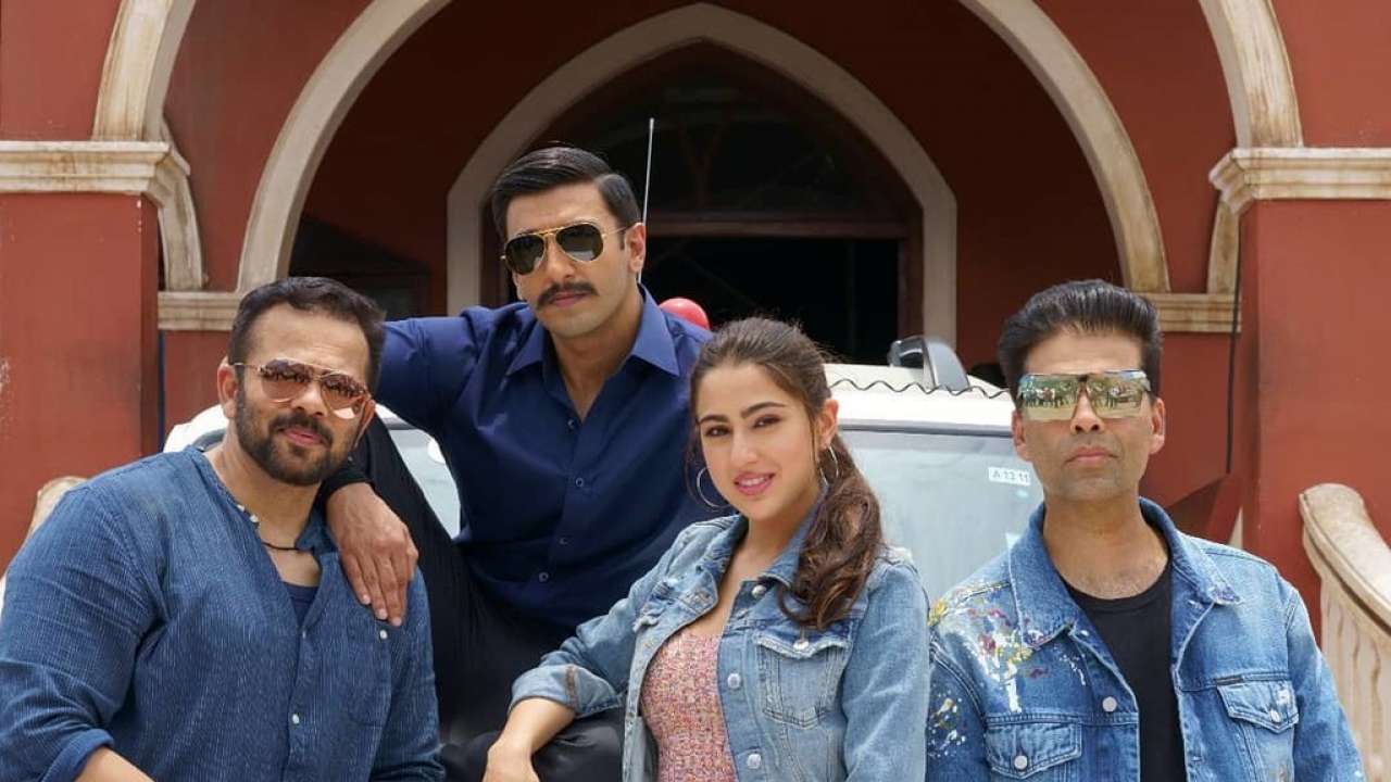 Rohit Shetty shares first look of Ranveer Singh and Sara Ali Khan from ...