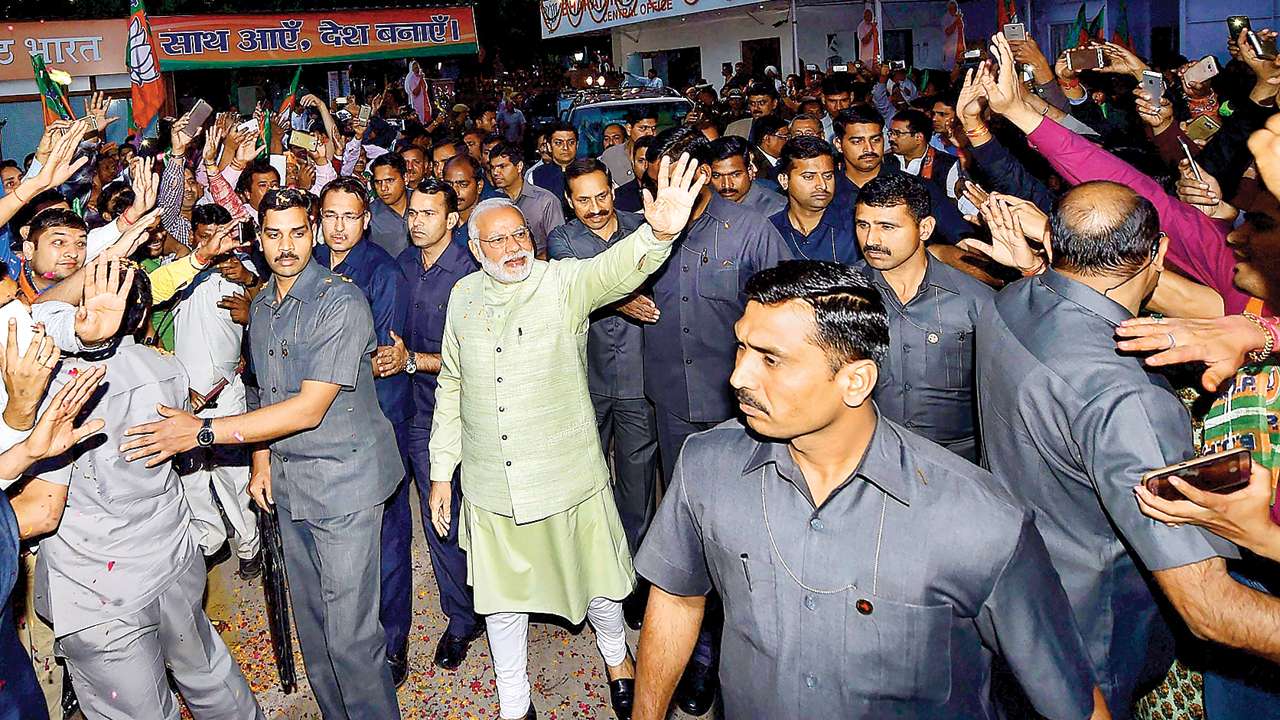 No one can touch PM Narendra Modi, quite literally