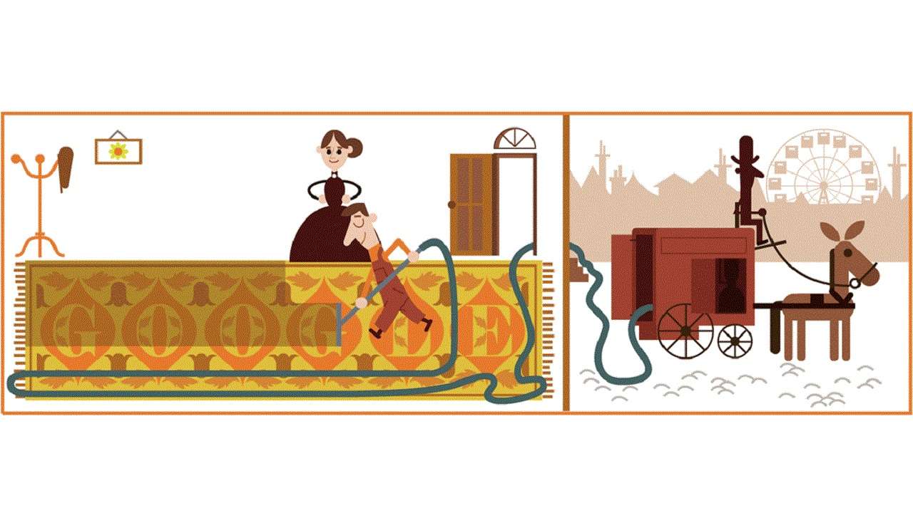 Google Doodle honors inventor of vacuum cleaner, Hubert Cecil Booth Google Doodle honors inventor of vacuum cleaner, Hubert Cecil Booth