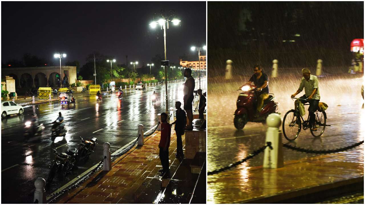 Scattered rainfall drenches parts of Jaipur