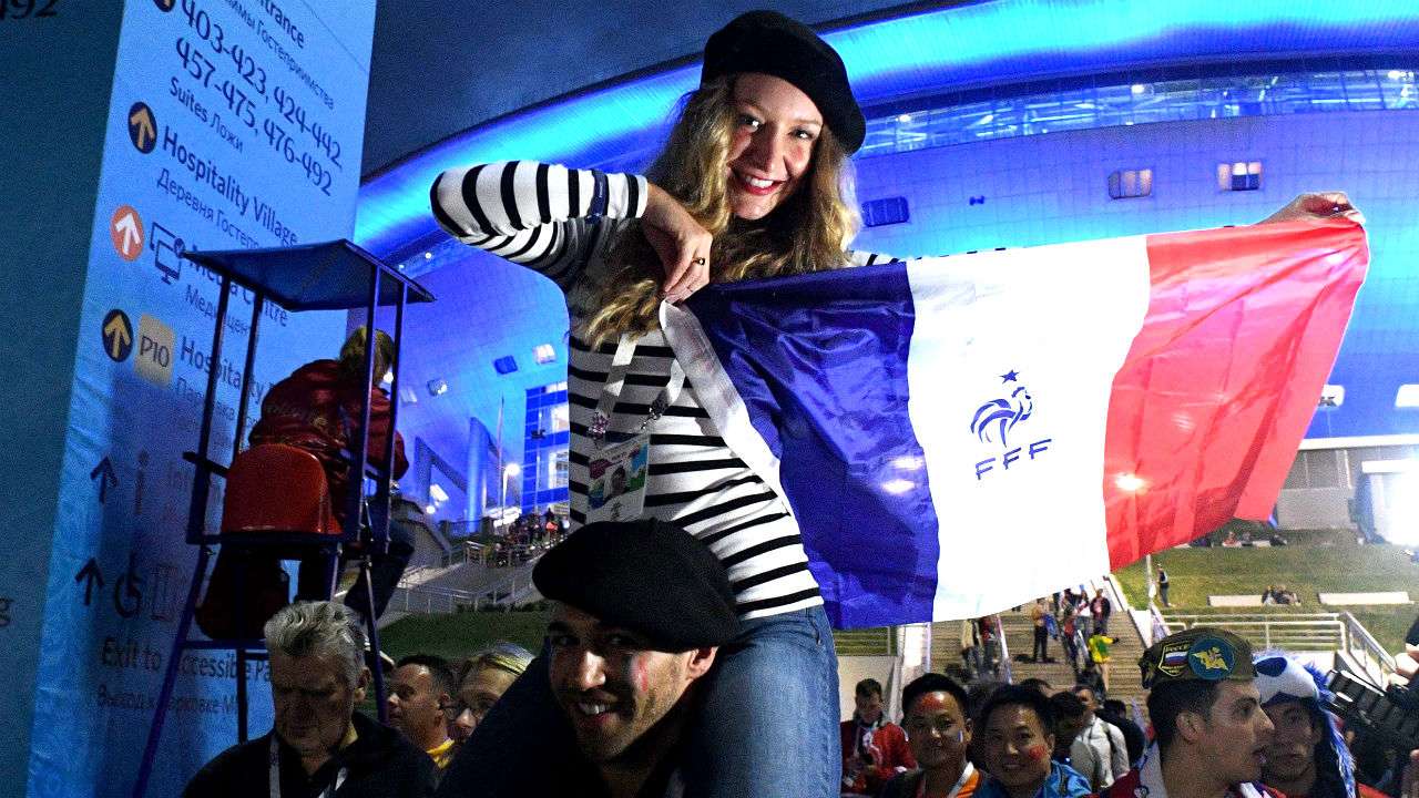 In Pics: Vive la France- Fans rejoice as Les Bleus advance to World Cup ...