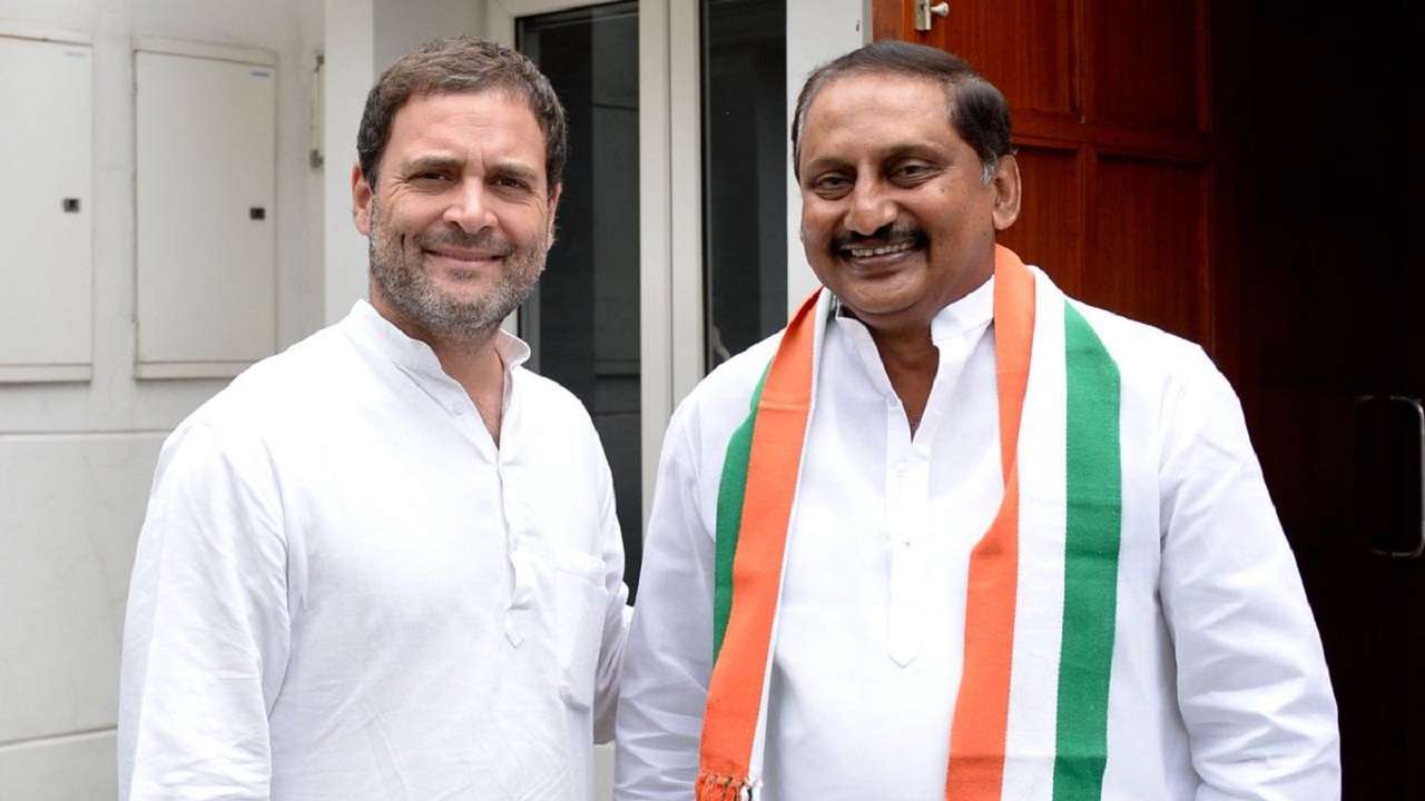 Former Andhra Pradesh CM Kiran Kumar Reddy back in Congress