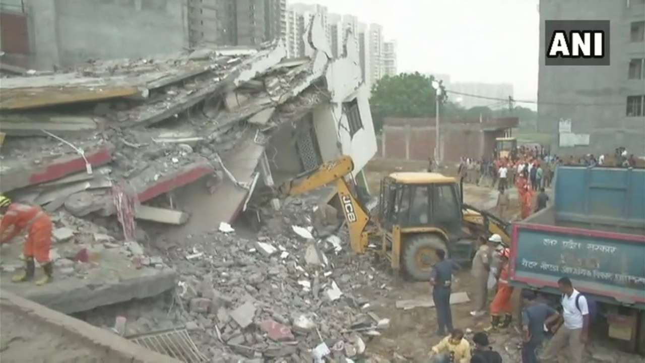 3 dead after building collapses in Greater Noida, several still trapped ...