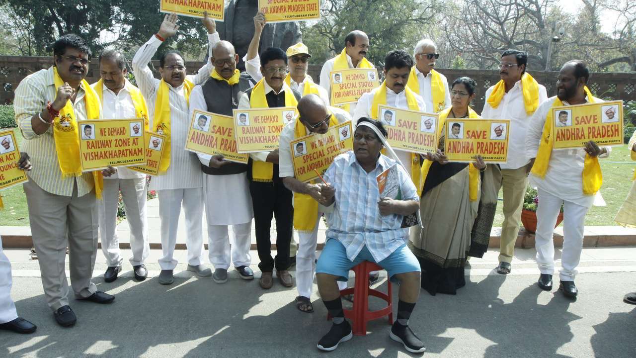 From dressing up as Lord Krishna to Adolf Hitler, TDP MP Naramalli ...