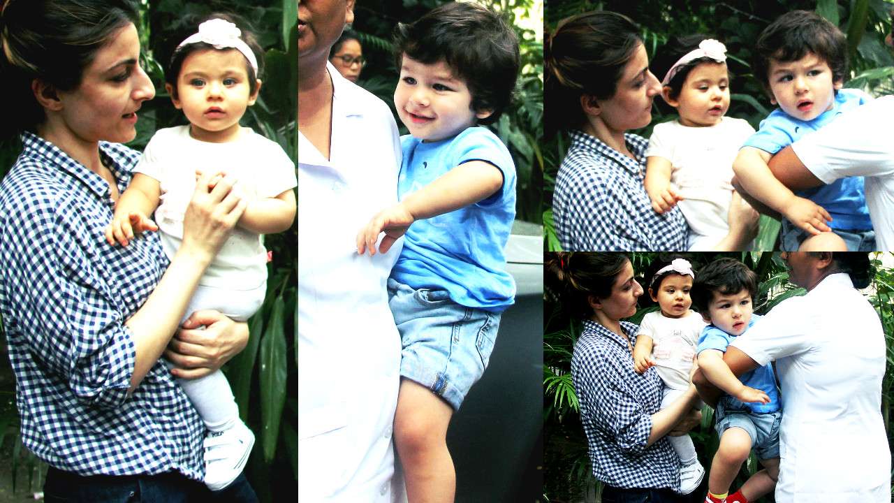 In Pics: Kareena's little munchkin Taimur catches up with cousin Inaaya ...