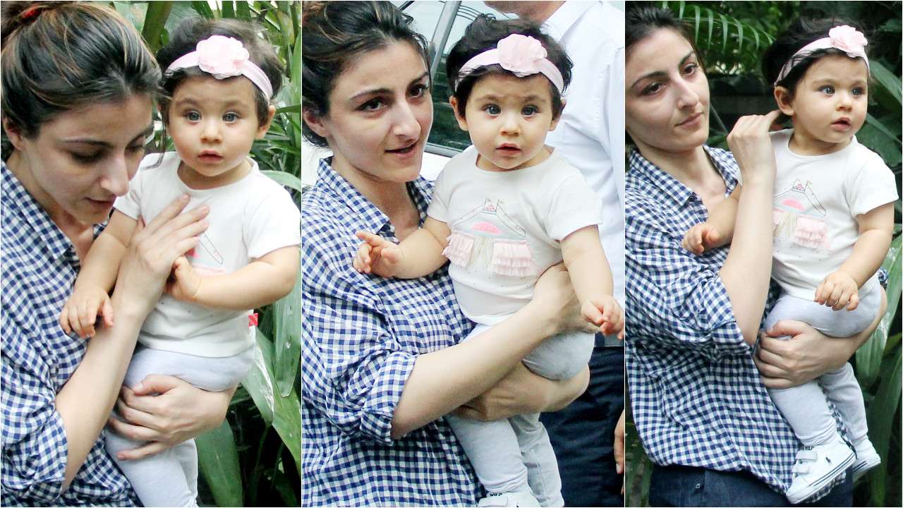 In Pics: Kareena's little munchkin Taimur catches up with cousin Inaaya ...