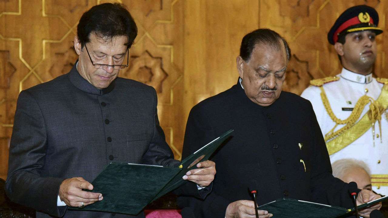 Former cricketer Imran Khan sworn-in as Pakistan's prime minister