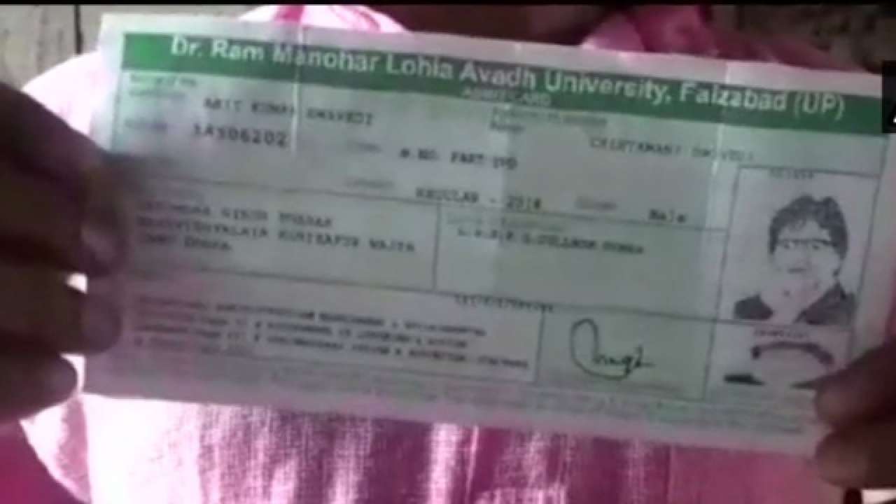 Amitabh Bachchan's image features in UP student's admit card