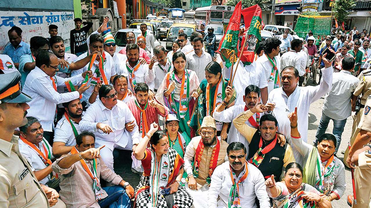 Bharat Bandh shows 'united colours of Opposition' on Mumbai streets