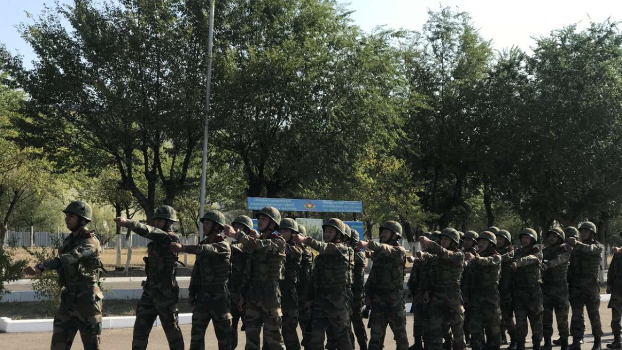 Indian Army showcases strength in numbers in war games with Kazakhstan ...