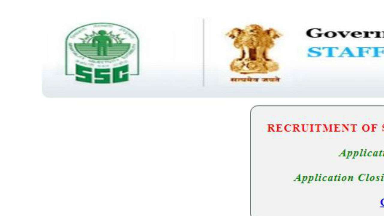 SSC Recruitment 2018: SSC to fill over 1,100 vacancies in various posts ...