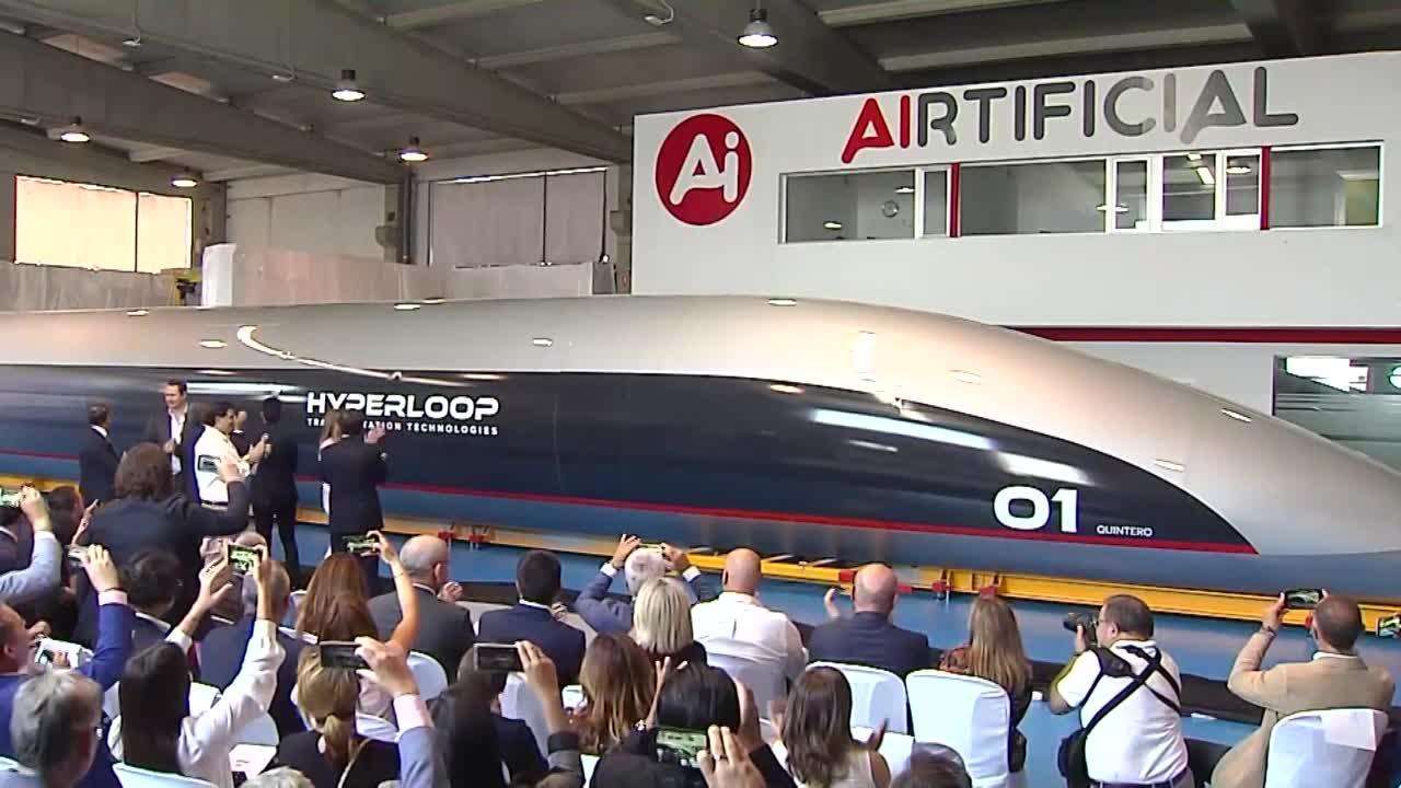 Hyperloop prototype unveiled in Spain