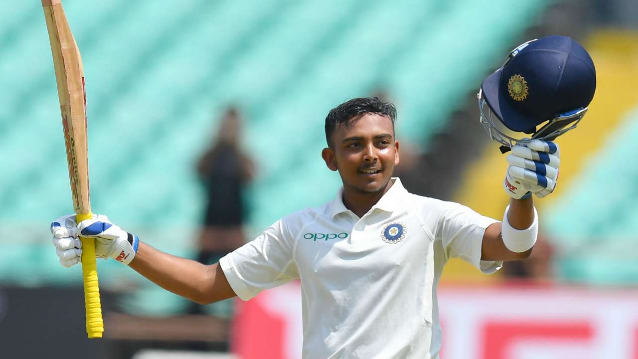 Prithvi Shaw becomes the 15th Indian to score a debut Test century ...