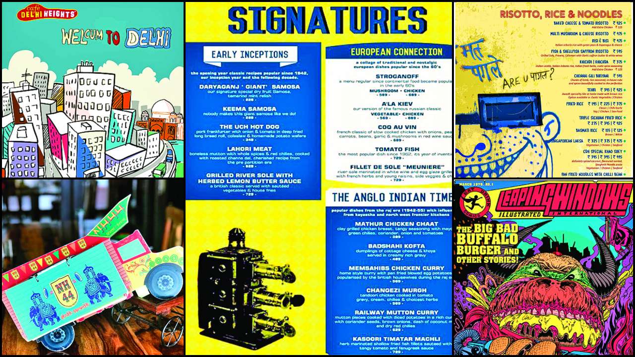 Menus with a quirky twist