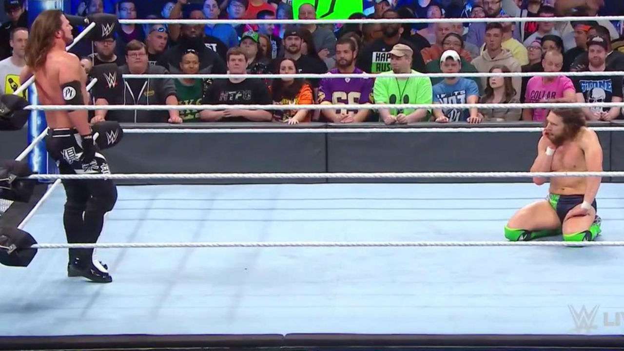 Batista And Rey Mysterio Hug