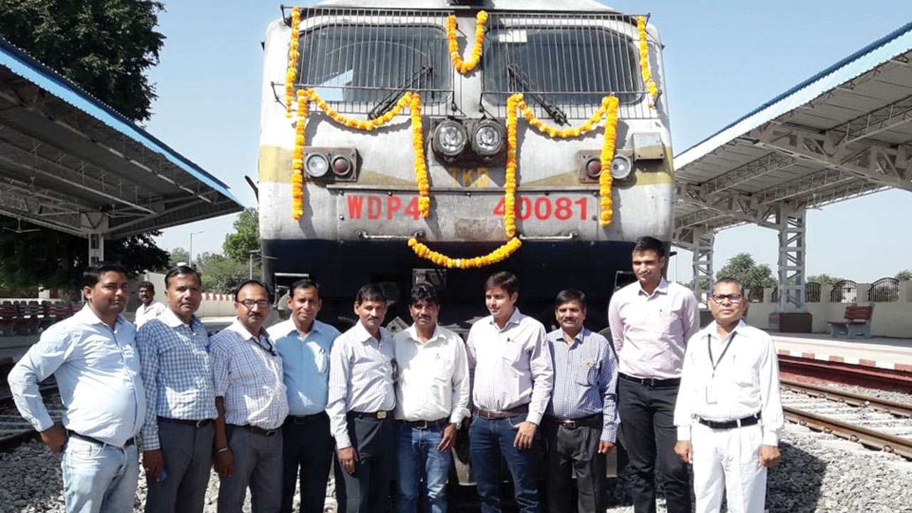 Rajasthan: Palsana-Reengus broad gauge track trial held