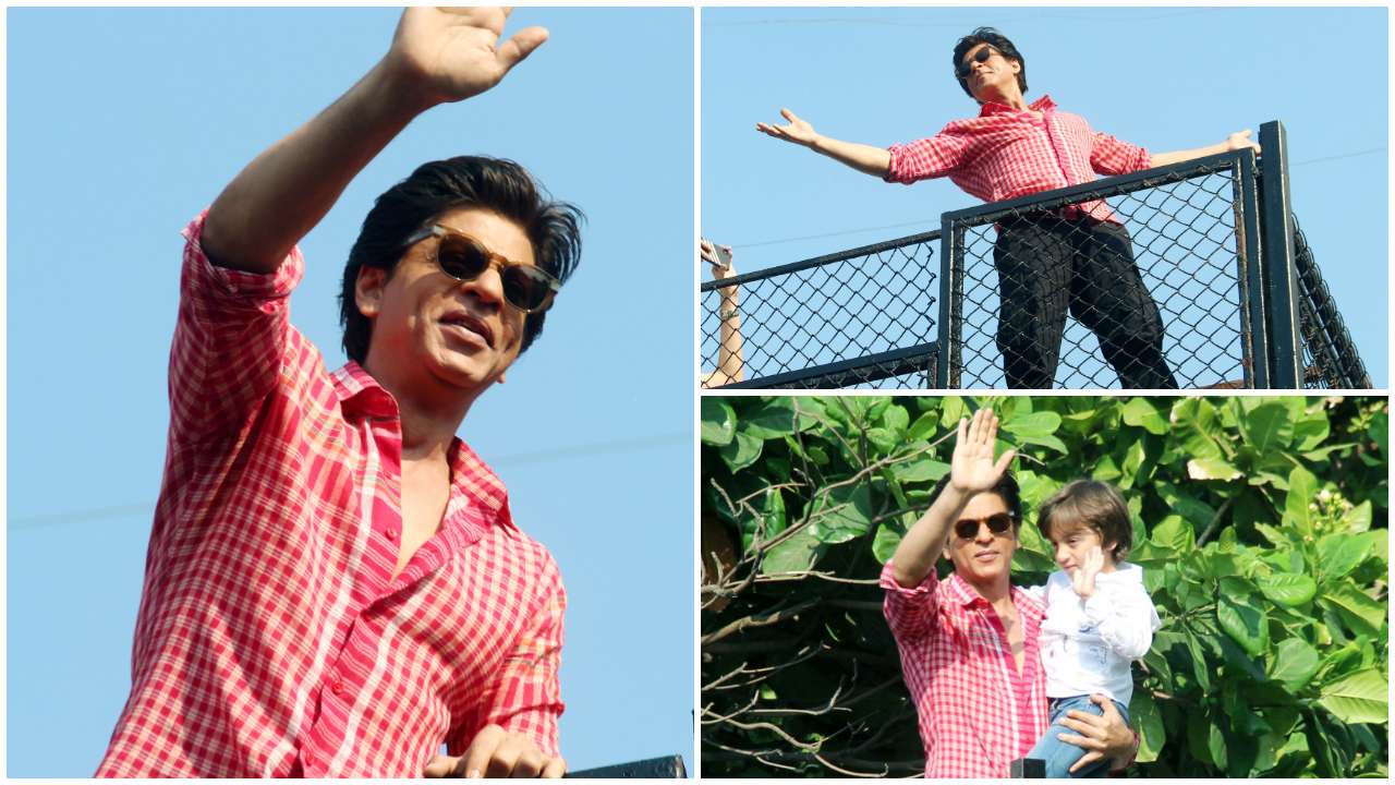 Happy Birthday Shah Rukh Khan King Khan Greets Fans In Signature Style