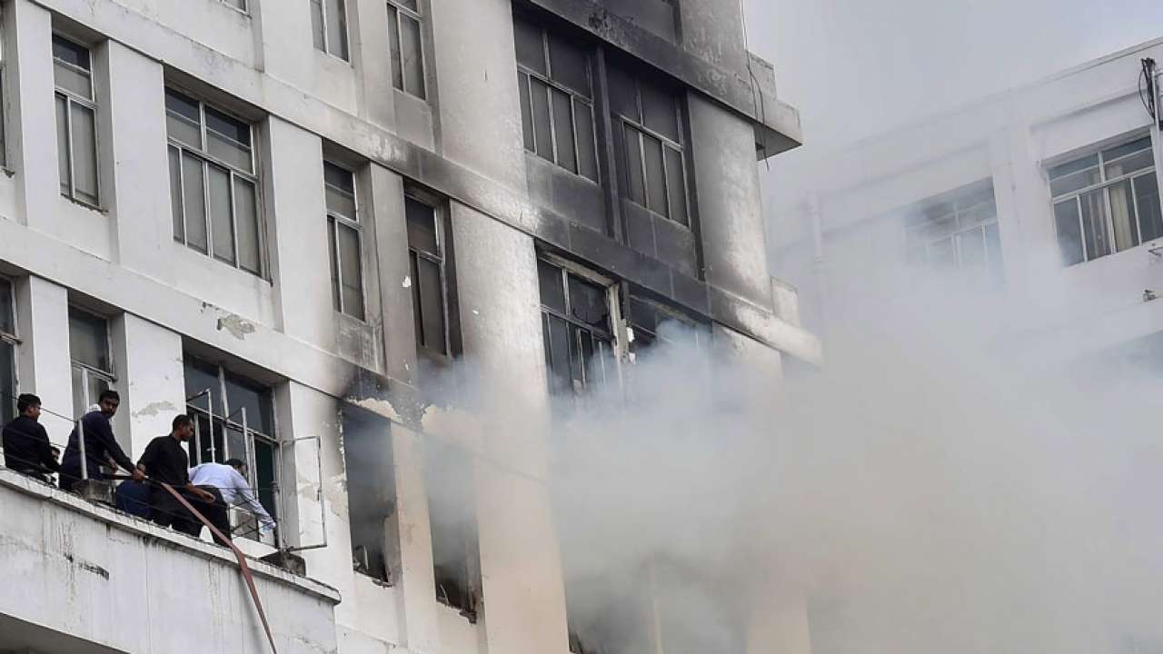 Fire breaks out at Apeejay House building in Kolkata's Park Street