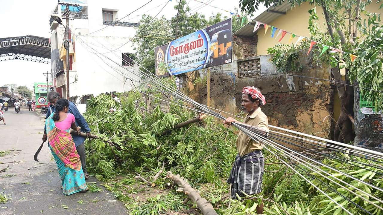Cyclone Gaja causes widespread destruction in Tamil Nadu as severe ...