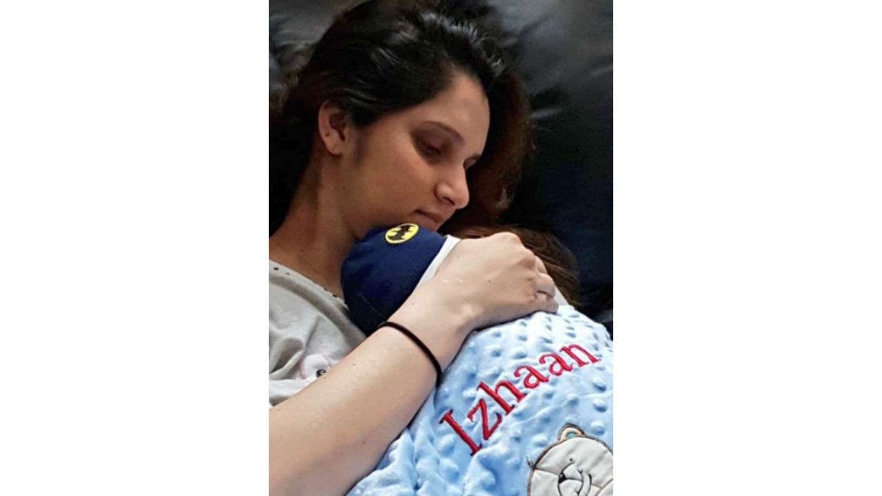 See Pic Sania Mirza Shares Picture Of Adorable Moment With Son Izhaan