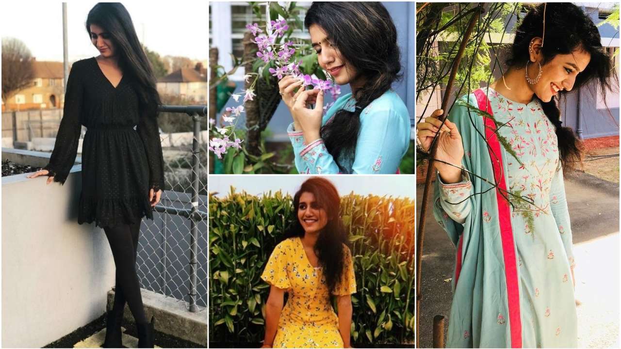 PHOTOS: 'National Crush' Priya Prakash Varrier slays it in a little ...