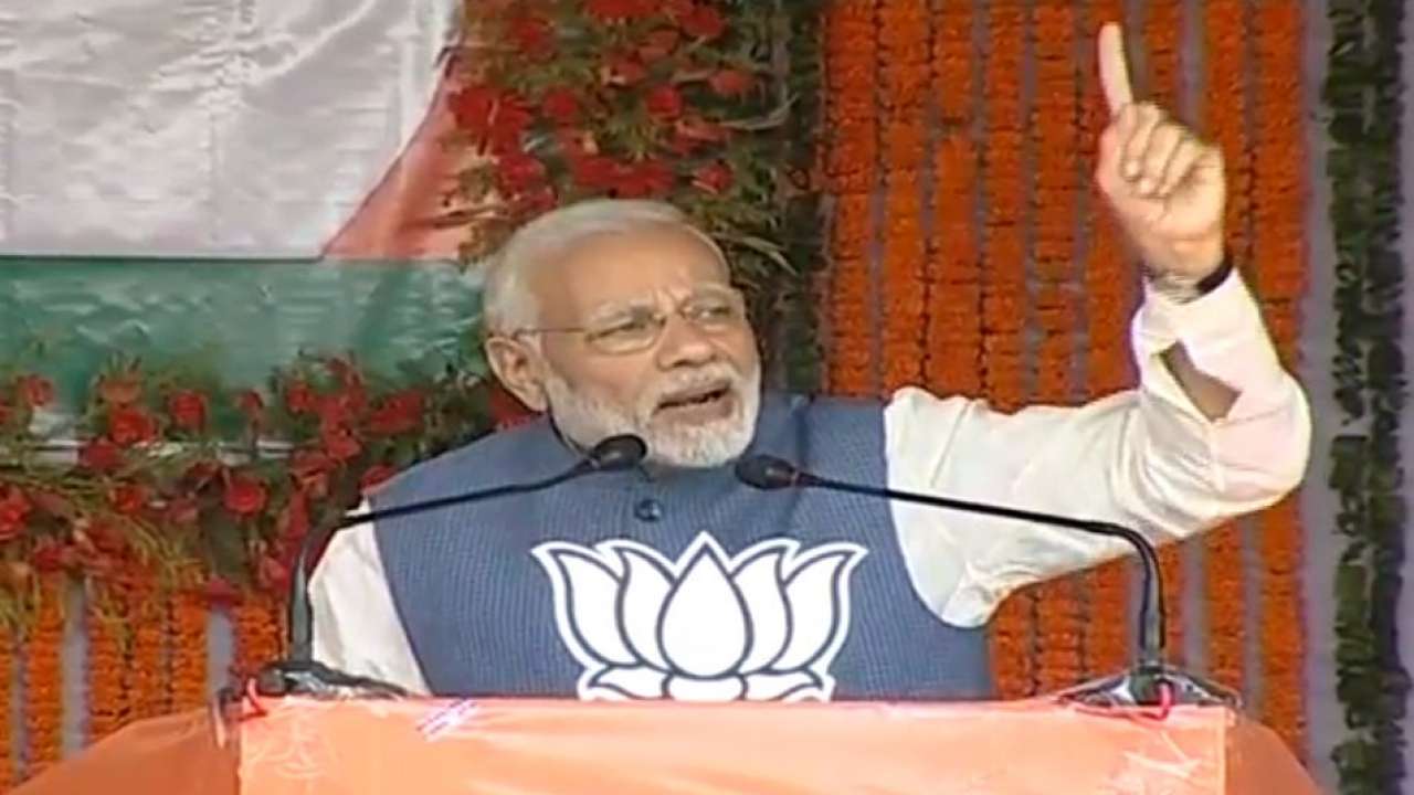 Modi lashes out at Karnataka govt for 'development -free corruption ...