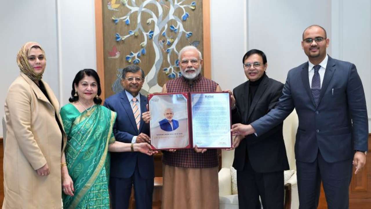 PM Narendra Modi receives Philip Kotler Presidential award for his ...