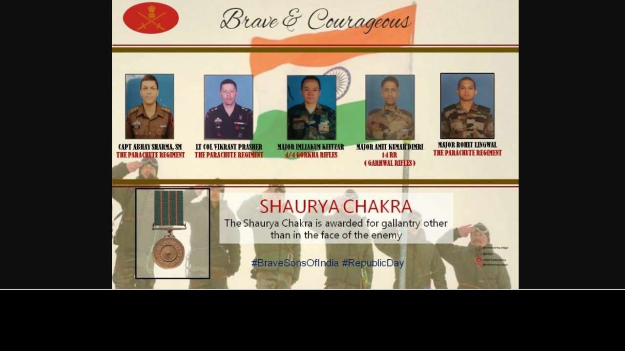 9 Shaurya Chakra, 2 Kirti Chakra, 1 Ashok Chakra: List of top gallantry ...