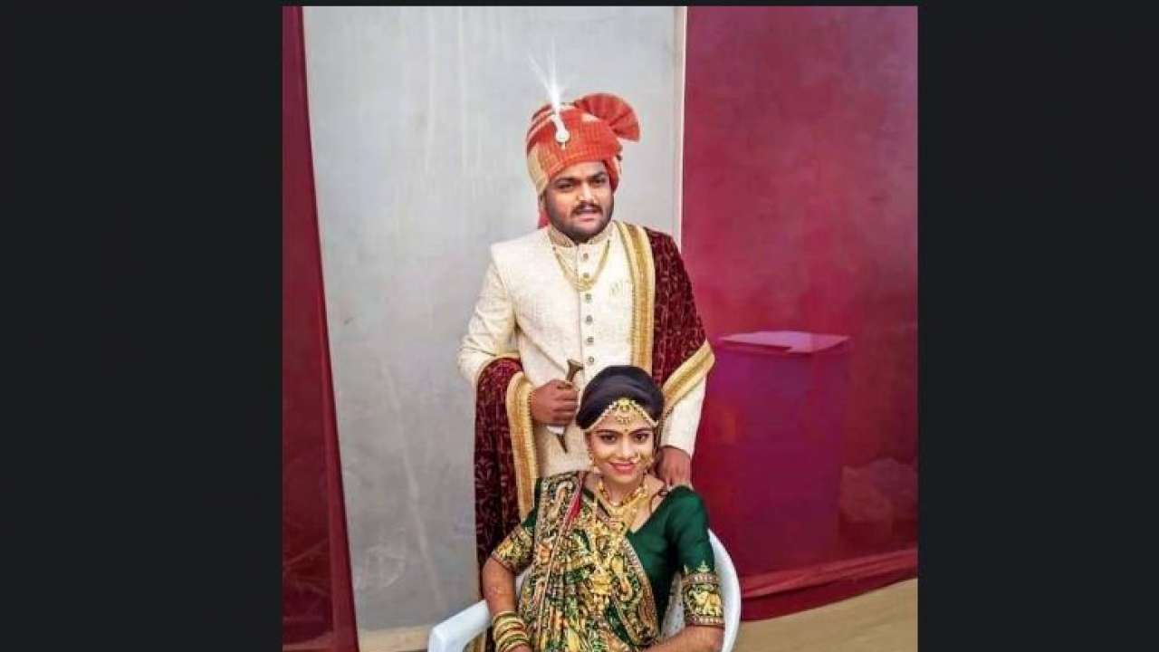 In pics: Patidar quota leader Hardik Patel marries childhood friend Kinjal