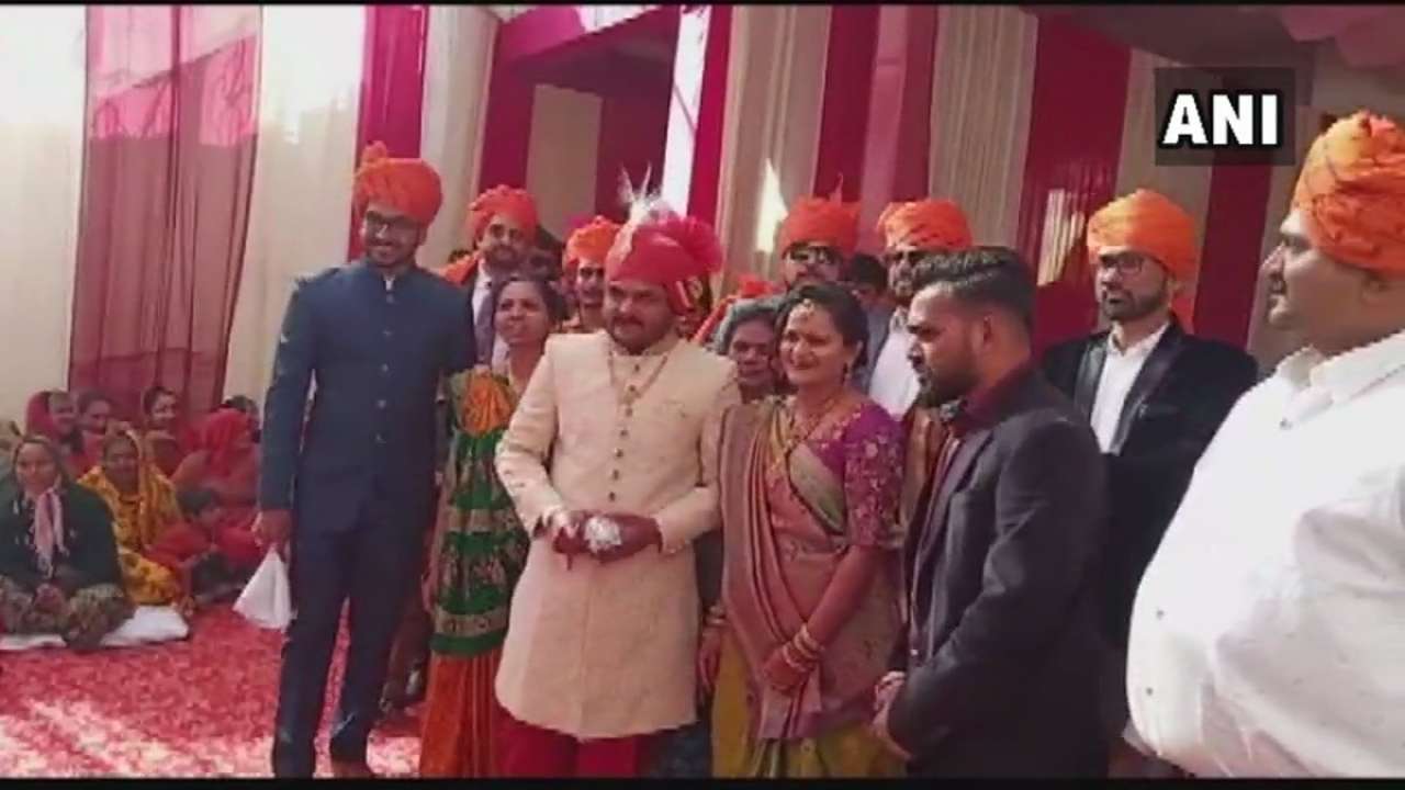 In pics: Patidar quota leader Hardik Patel marries childhood friend Kinjal