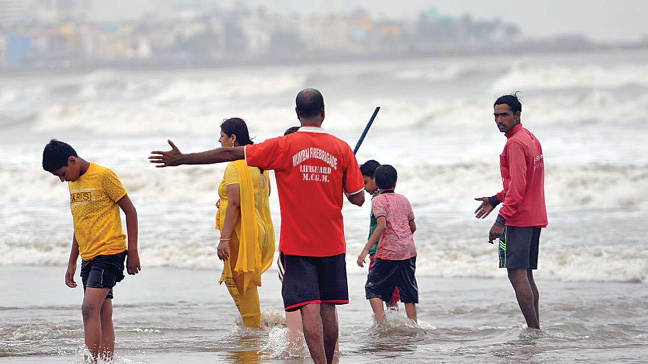 Mumbai: Lifeguards and lamp posts make beaches safe