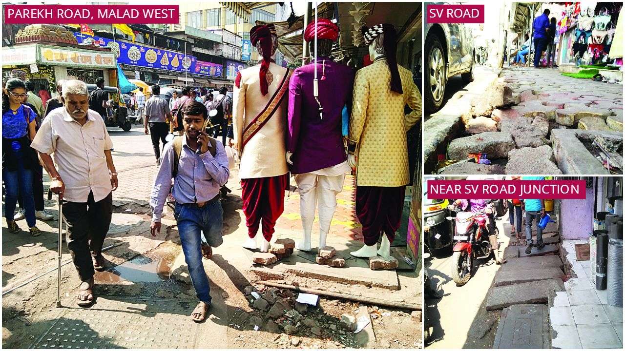 Mumbai: Missing footpath a malady for Malad