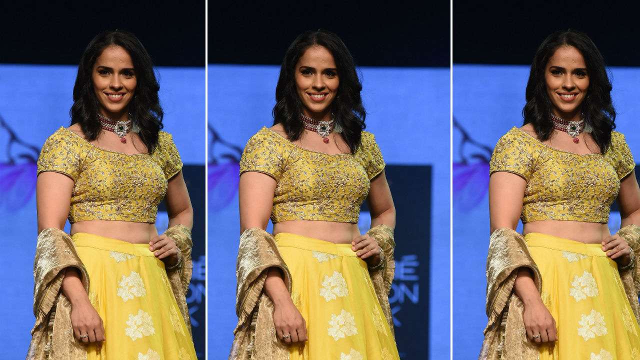 Saina Nehwal Ramp Walk