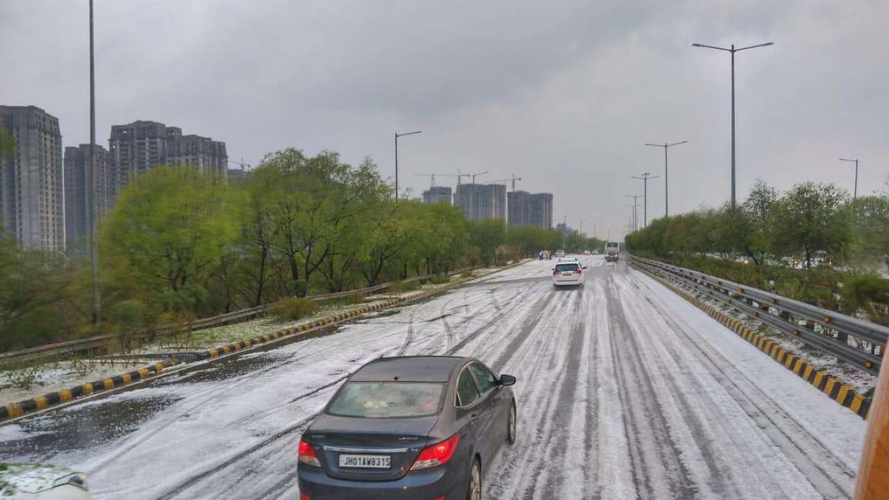 Hailstorm in Noida: Twitter is amazed as winter rains lash NCR