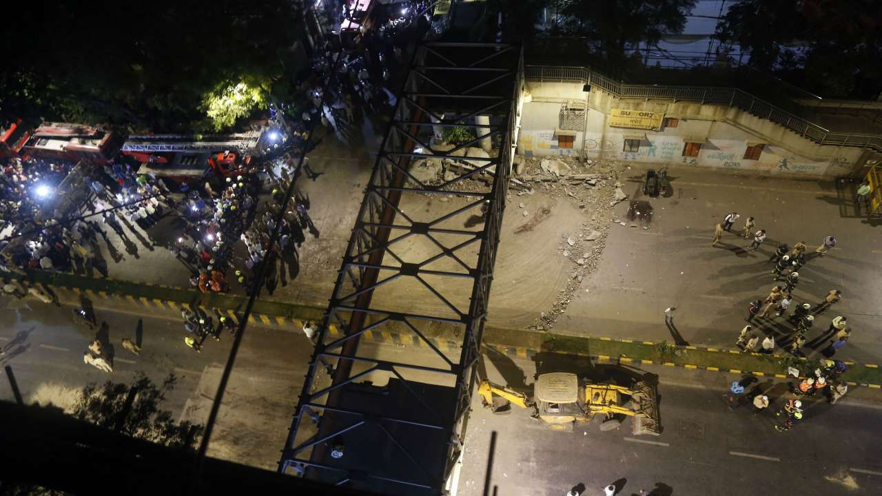 Mumbai Bridge Collapse: 6 dead, several injured after foot over bridge ...