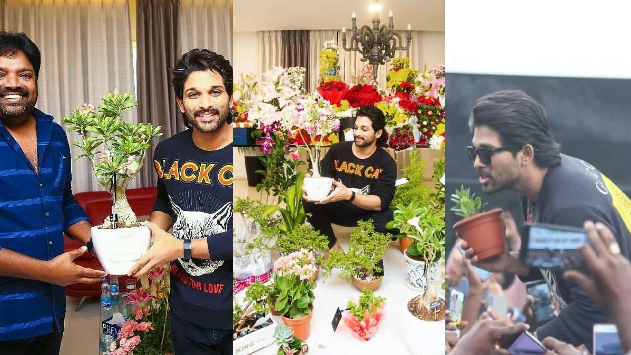 Photos and videos: Allu Arjun hosts lavish birthday party; makes time ...