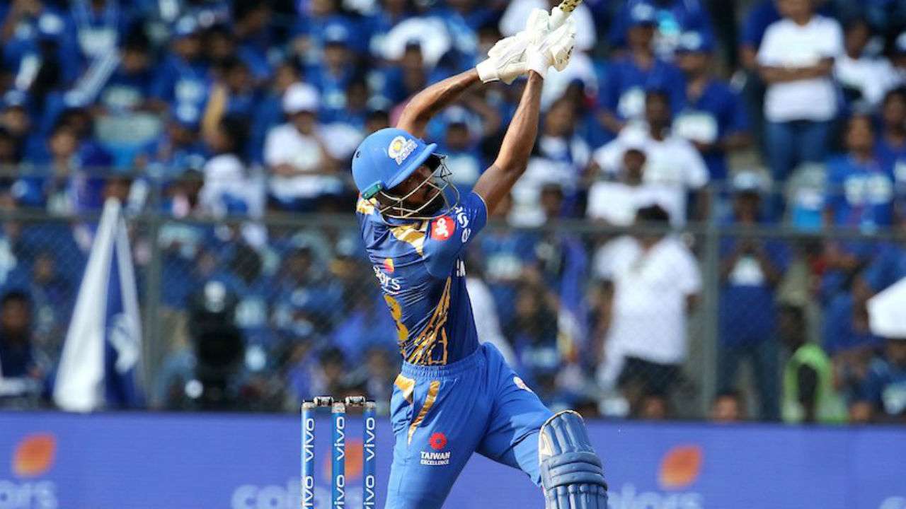 Watch: Hardik Pandya plays MS Dhoni’s helicopter shot during MI vs RR ...