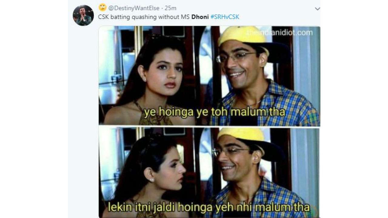 CSK with and without MS Dhoni: These hilarious memes are totally 'on ...