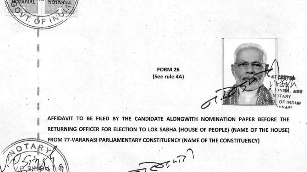 Bank balance of Rs 4,143, no cars, one property: Details of PM Modi's ...